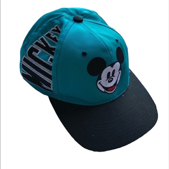 Disney | Accessories | Vintage Disney Mickey Mouse Snapback Hat | Poshmark